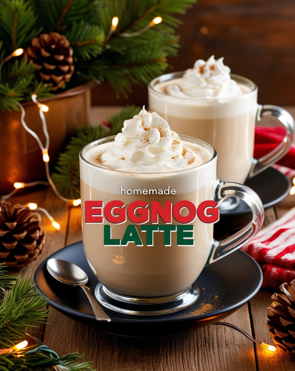 how to make the Perfect Homemade Eggnog Latte: step by step