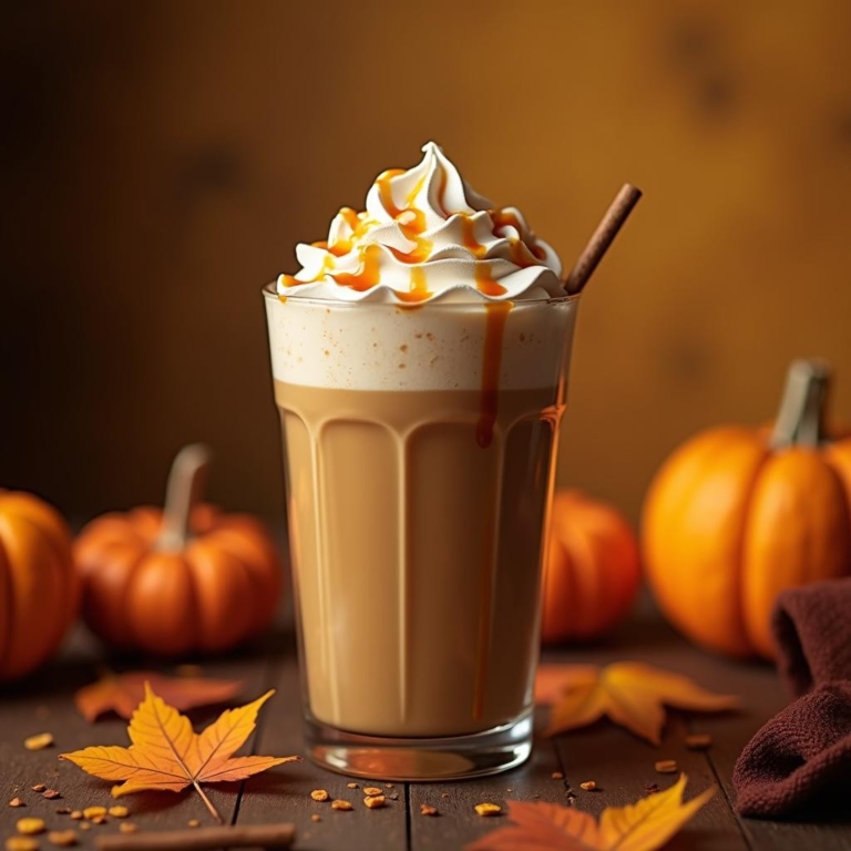 Caramel Pumpkin Spice Iced Coffee Recipe for Coffee Lovers