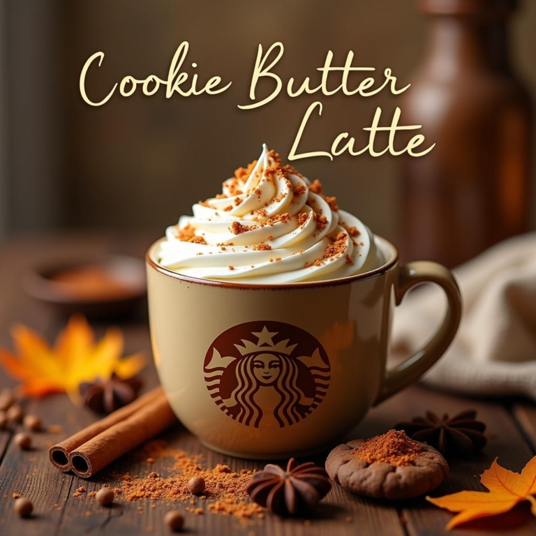 Amazing & Delicious Cookie Butter Latte Recipe for a Cozy Coffee Experience